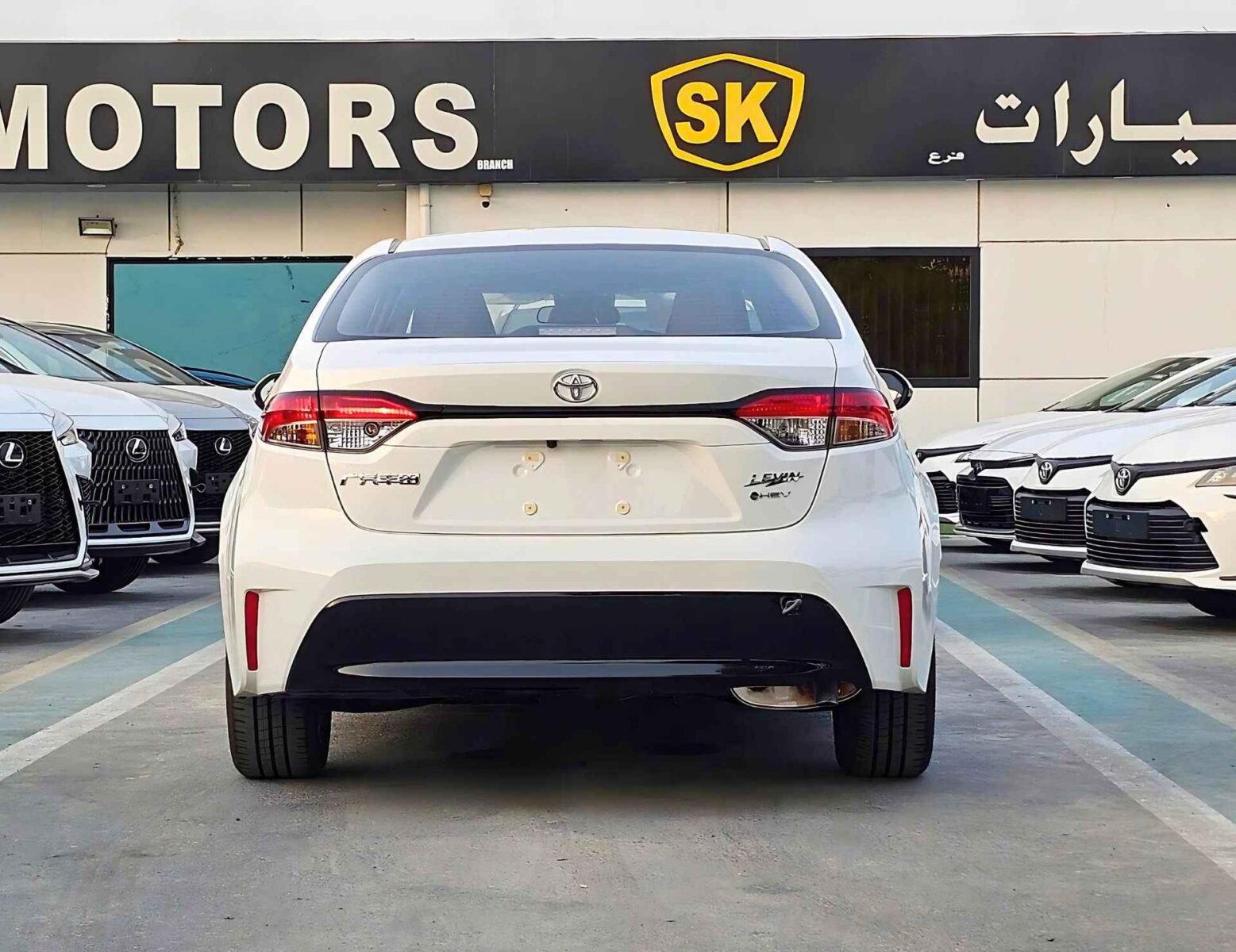 TOYOTA LEVIN HEV LUXURY HYBRID 2025 PETROL 1.8L V4 A/T - SK Motors Fzco